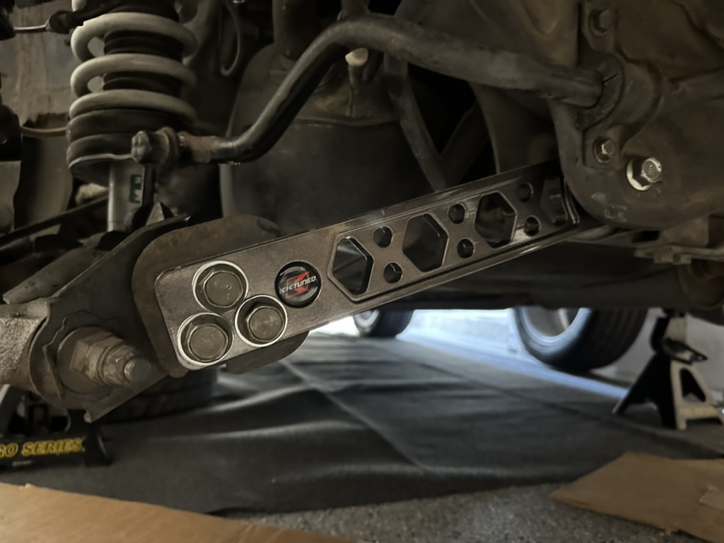 Refreshing the rear suspension components: Installing KTuned Lower ...